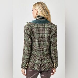 Mystree | Jackets & Coats | Mystree Tweed With Metallic Gold Weave ...